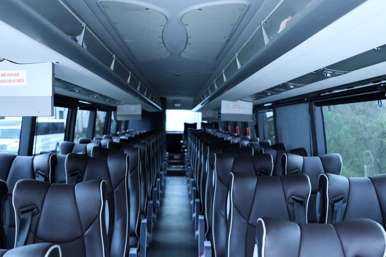 Coach Bus Rentals with our new 56 Passenger Coach Buses