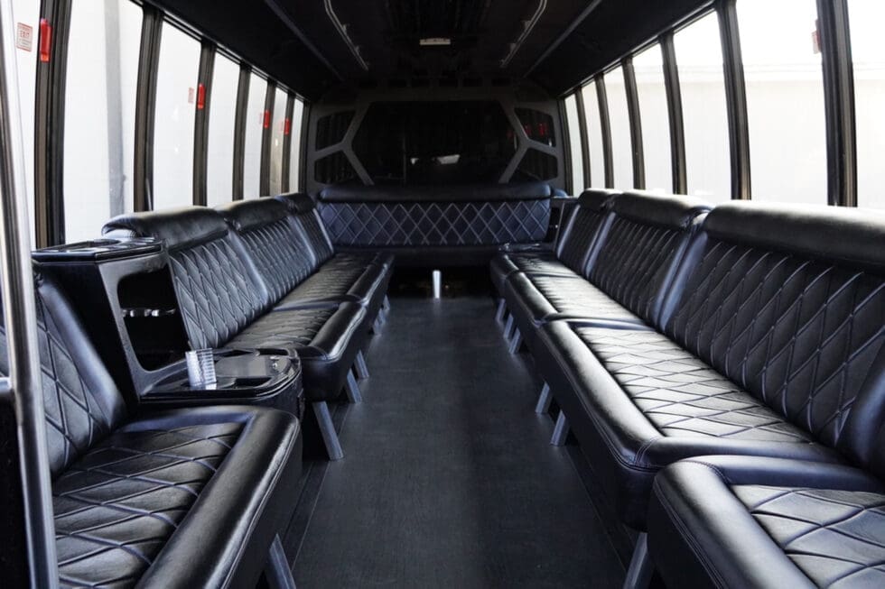 Elite Limousine CT Vehicle Fleet | Limo Bus 32 Passenger Black
