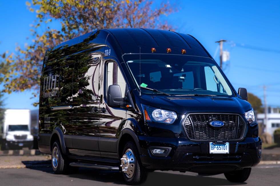 Elite Limousine CT Vehicle Fleet | Ford Transit 14 Passenger Van